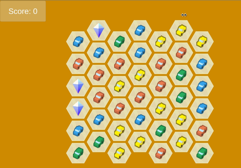 Unity Match3 game sample – nevzatarman